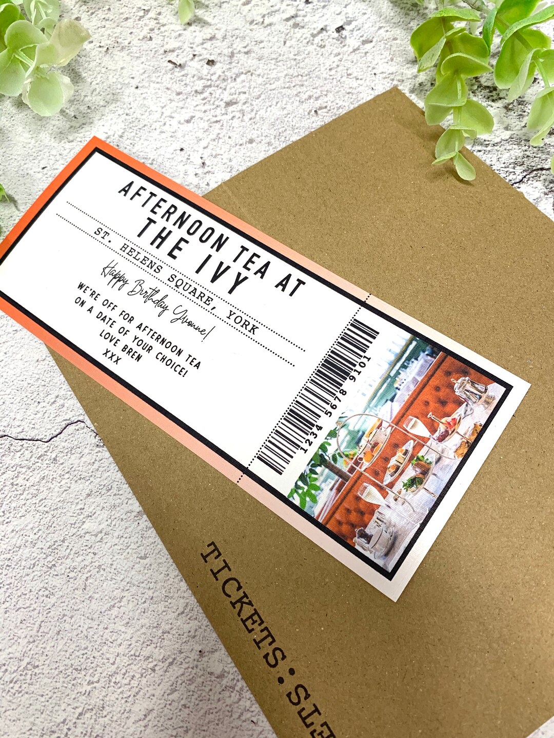 Event Invitation Surprise Voucher Birthday Gift Trip - Etsy