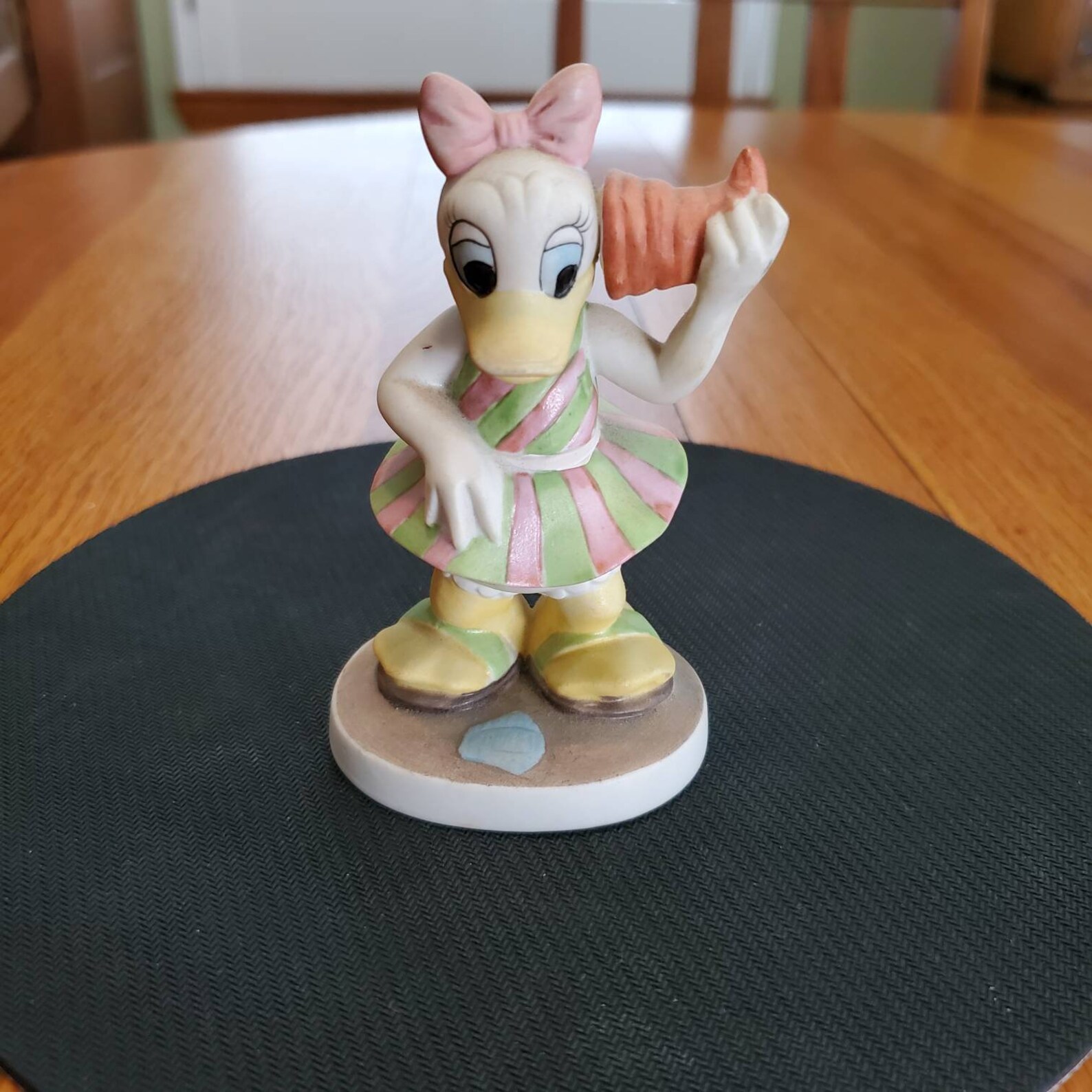 Disney Daisy Duck Porcelain Bisque Collectible Figurine Rare - Etsy