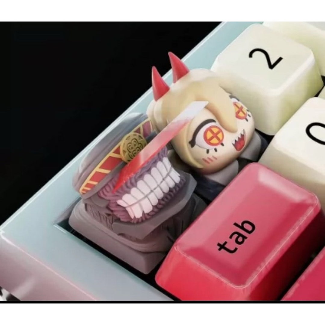 Chainsaw Man Resin Keycap, Demon Sword Keycap, Power, Esc Keycap ...