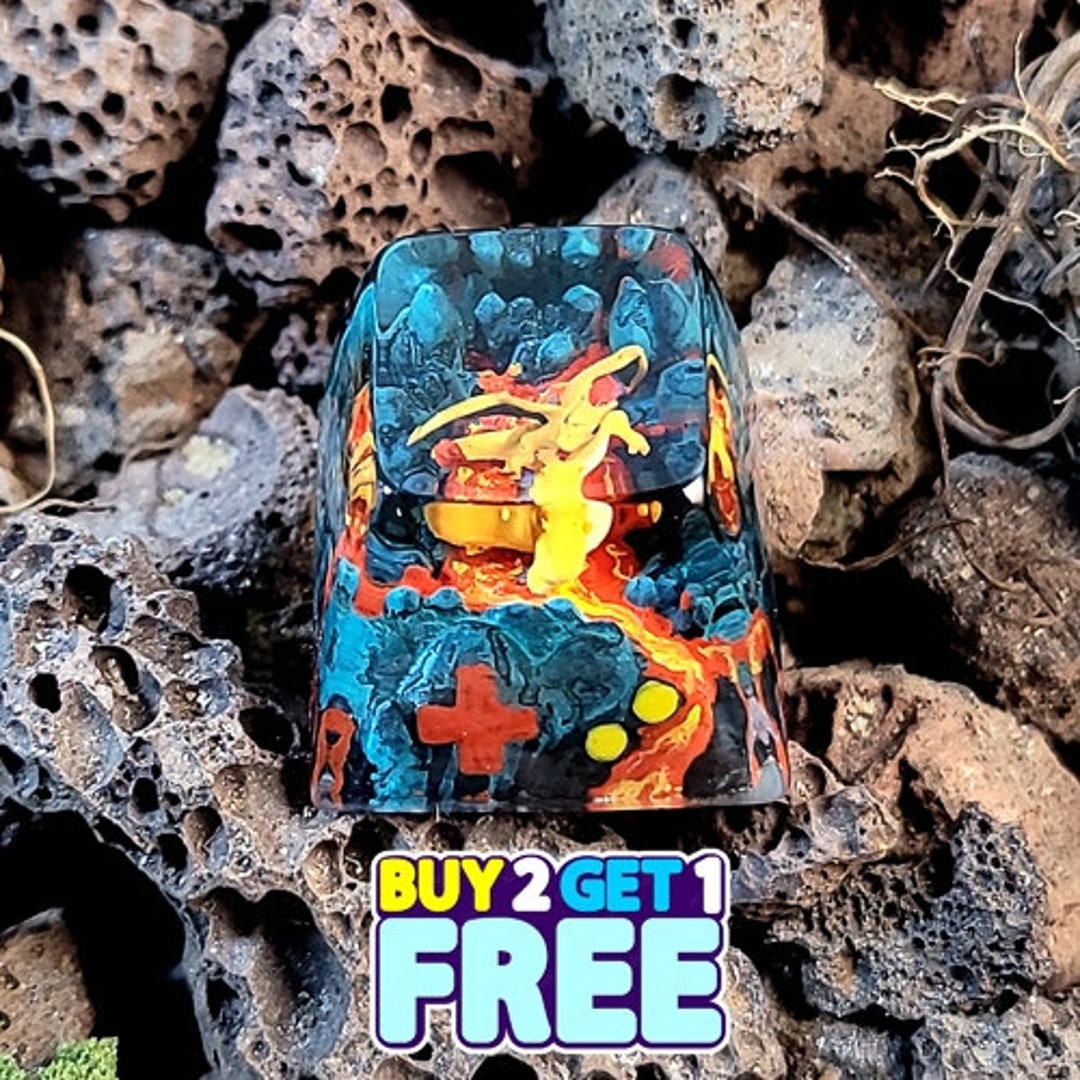 Charizard Pokemon Keycaps, Pokemon Mechanical Keyboard Buttons, Pokemon ...