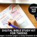TWEEN DIGITAL BIBLE Kit / Printable Devotional for Girls / Planner ...
