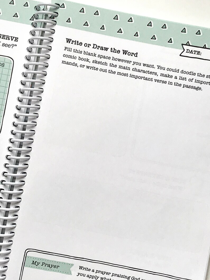 Girl's Guided Bible Journal 30-day INDUCTIVE Bible Study Journal for ...