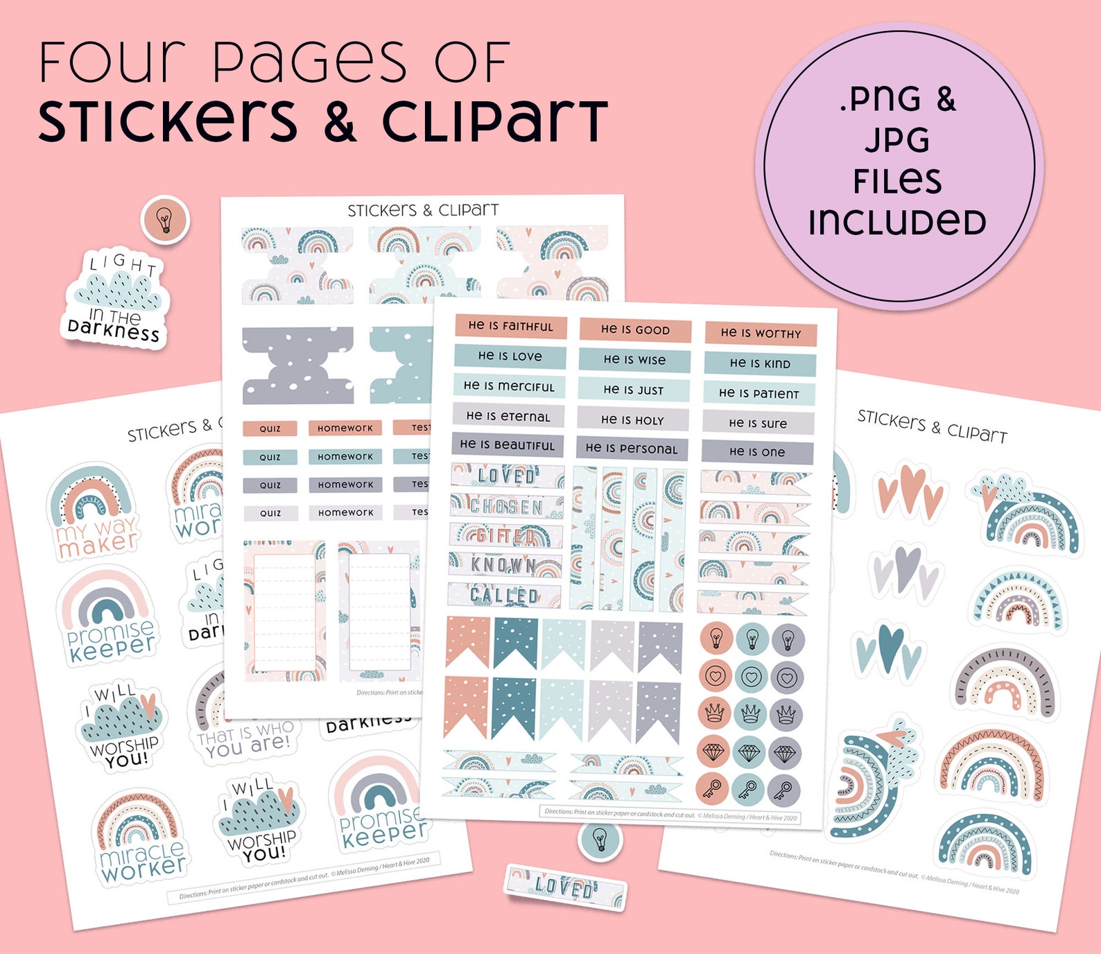 TWEEN DIGITAL BIBLE Kit / Printable Devotional for Girls / Planner ...