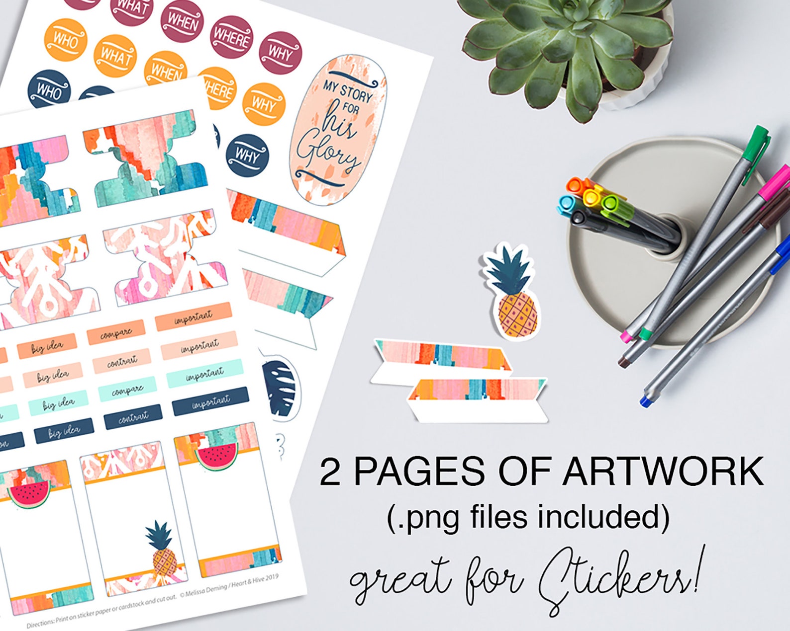 Inductive Bible Study Printable: Summer Printable Digital | Etsy