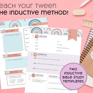 TWEEN DIGITAL BIBLE Kit / Printable Devotional for Girls / Planner ...