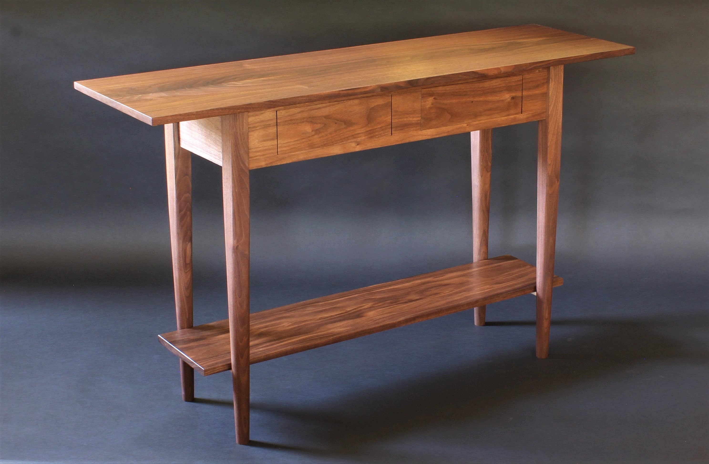 Console Table in Walnut - Etsy