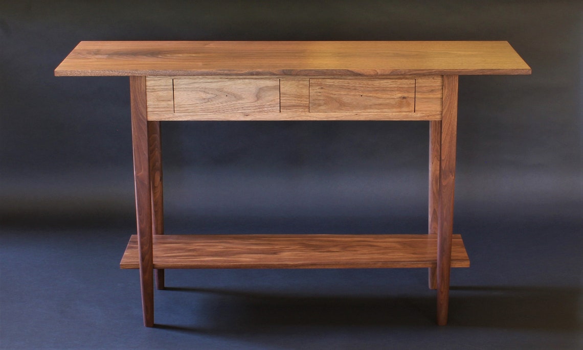 Console Table in Walnut - Etsy