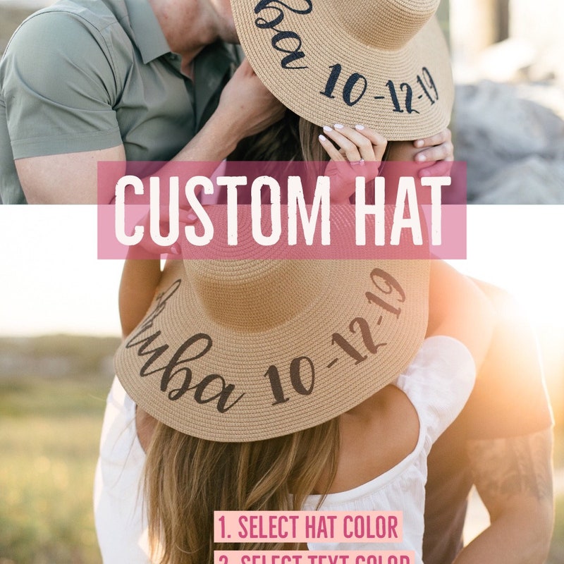 Custom Beach Hat - Etsy