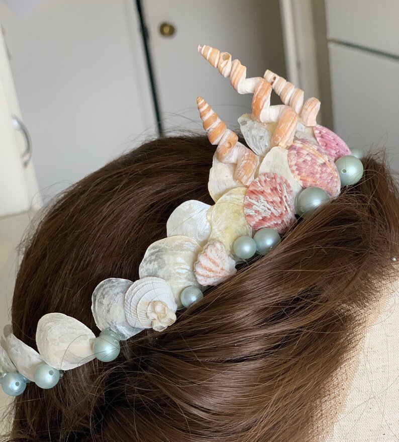 Shell Crown Mermaid Tiara Under the Sea Renaissance | Etsy