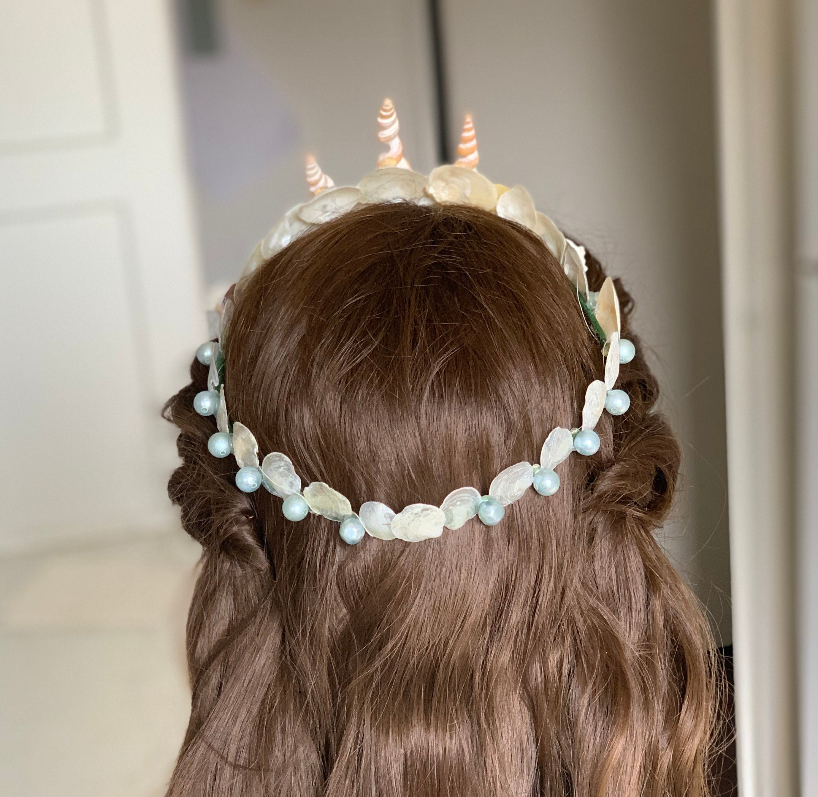 Shell Crown Mermaid Tiara Under the Sea Renaissance | Etsy