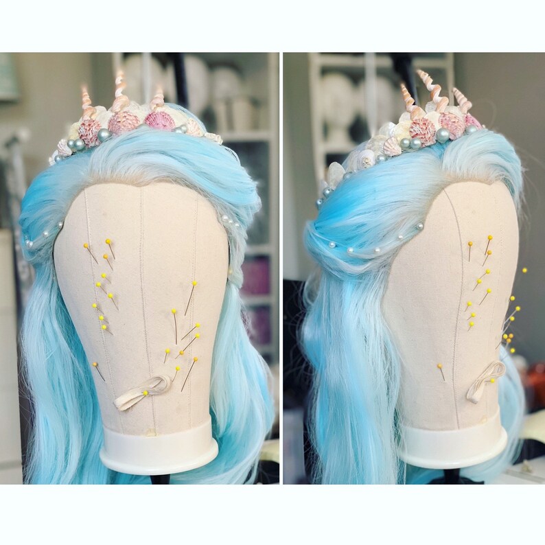 Shell Crown Mermaid Tiara Under the Sea Renaissance | Etsy