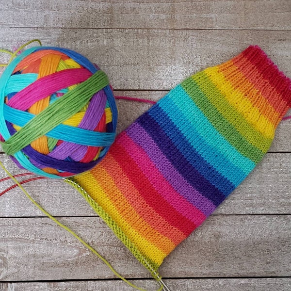 Rainbow Yarn - Etsy