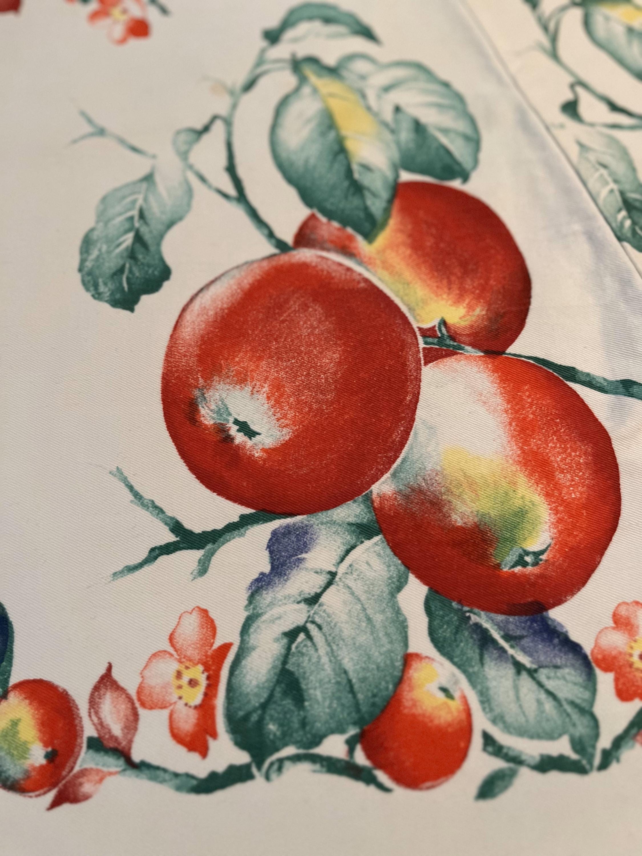 Vintage "apple Harvest" Waist Apron / Size Small - Etsy