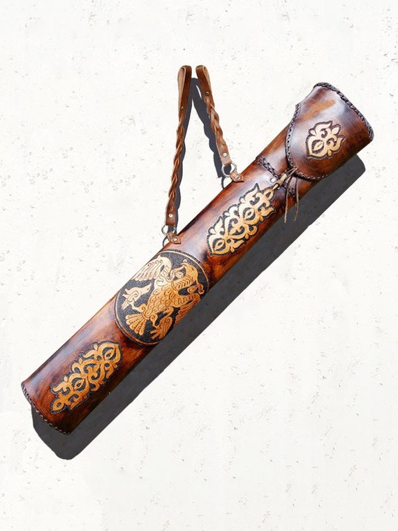 Quiver Puzdra Genuine leather custom motifs. Hun | Etsy