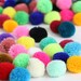 Mixed Colors Yarn Pom Poms Crafty 100 Pieces Jewelry Making ...
