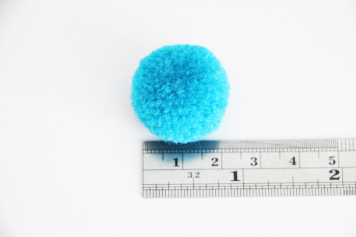 Mixed Colors Yarn Pom Poms Crafty 100 Pieces Jewelry Making / | Etsy