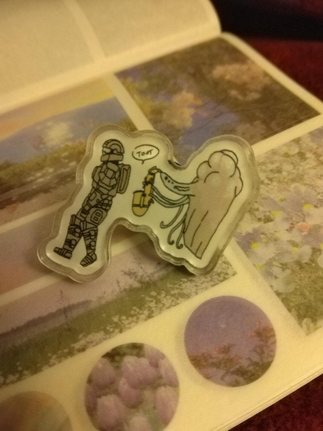 1.25" Halo ODST Rookie With Virgil Acrylic Pin - Etsy