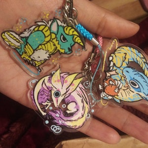 2 Inch Acrylic Double Sided Monster Hunter Charms - Etsy