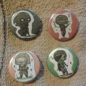 Mortal Kombat Buttons - Etsy