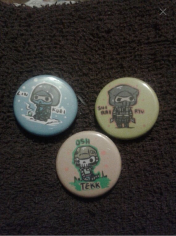 Random Fandom button sets | Etsy