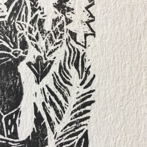Handmade Fox Art Print Block Printing Stamp Art Print - Etsy
