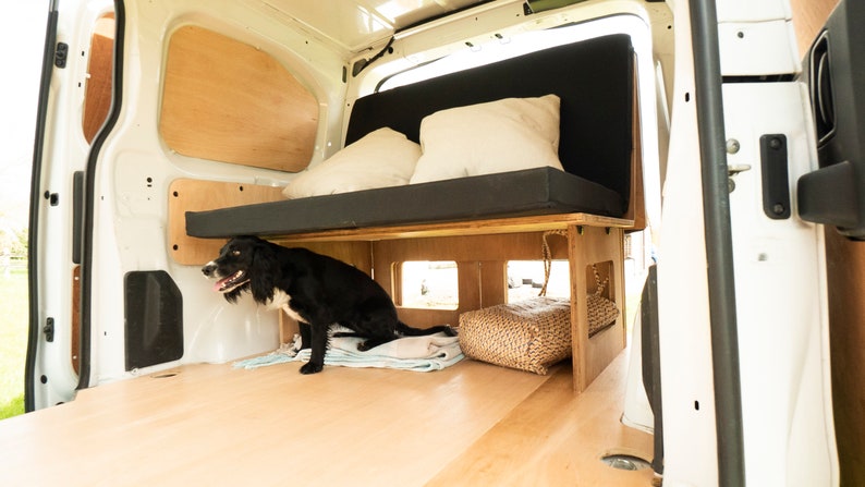 Fold Away Van Bed Easy Flat Pack-full Size Removable Rock N - Etsy