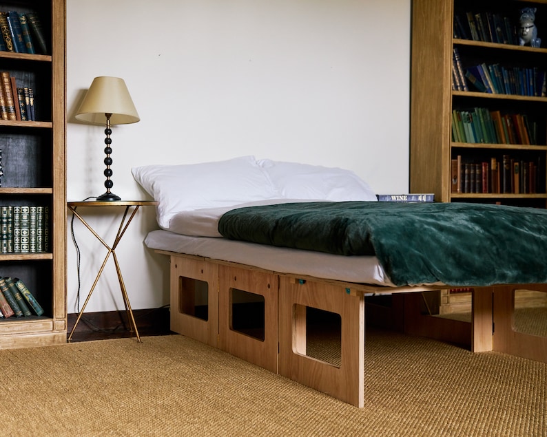 Fold Away Van Bed Easy Flat Pack-full Size Removable Rock N Roll Bed ...