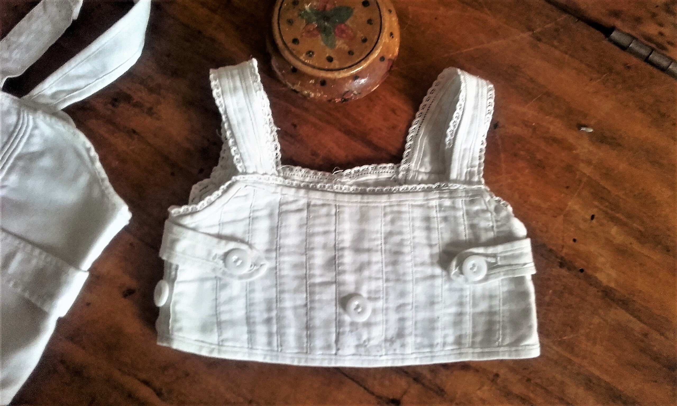 Antique FRENCH Baby Corset Training Vest of Pure Cotton | Etsy