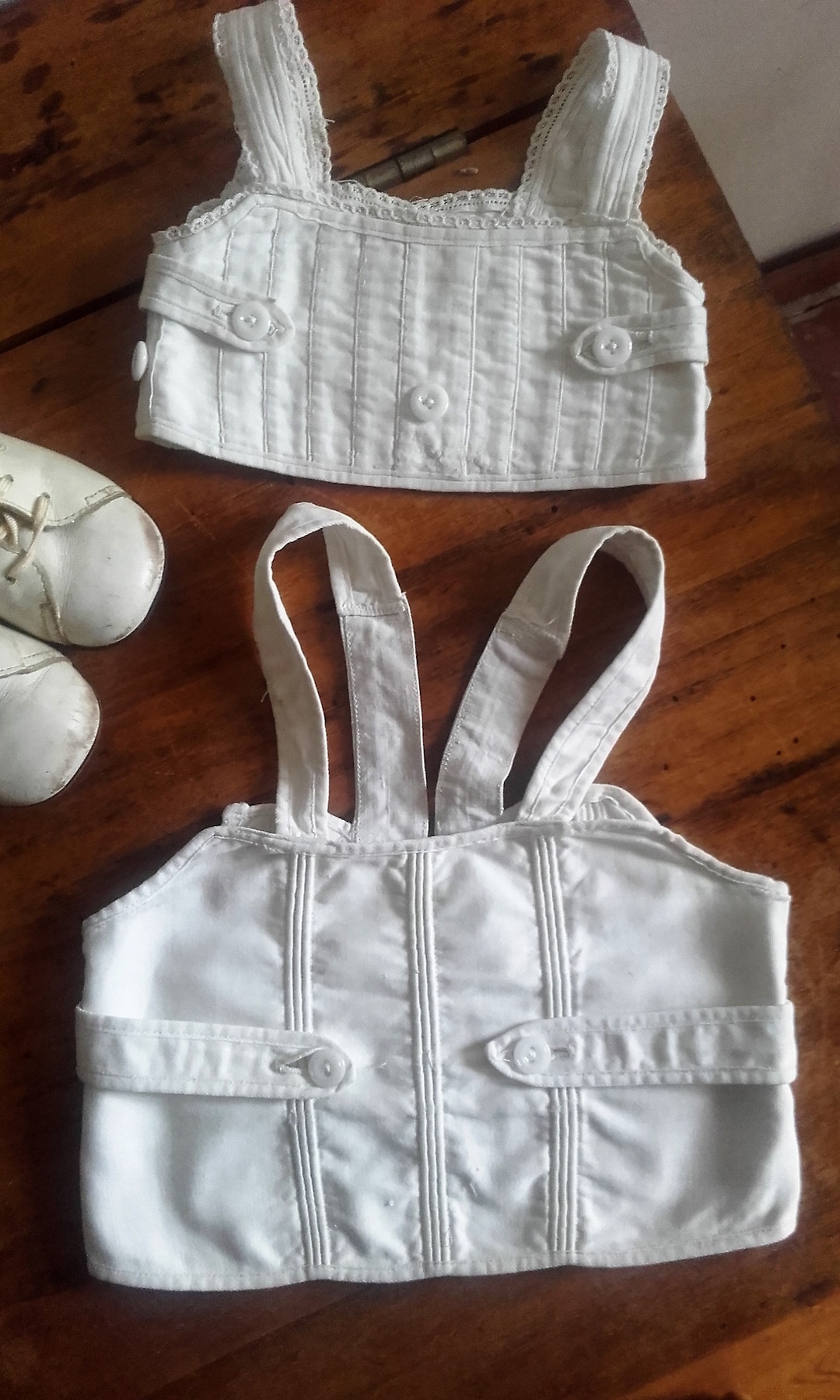 Antique FRENCH Baby Corset, Training Vest of Pure Cotton - Only SMALLER ...