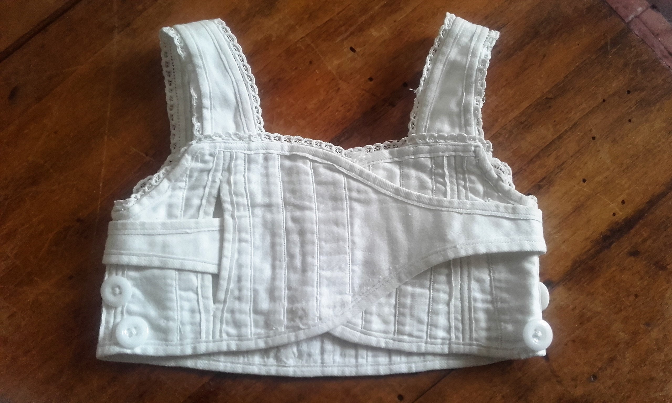 Antique FRENCH Baby Corset Training Vest of Pure Cotton | Etsy