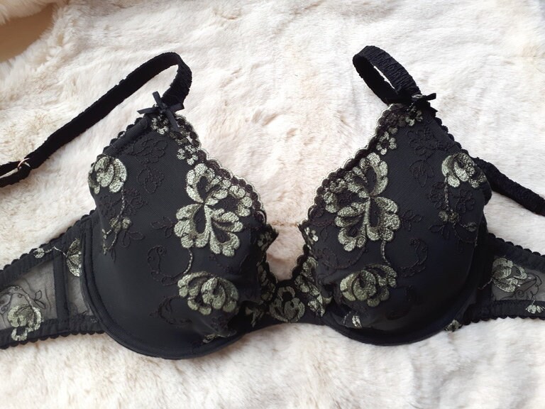 Lace plunge bra sizes US 30AA-42DD cup EUR 65A-95E cup UK | Etsy