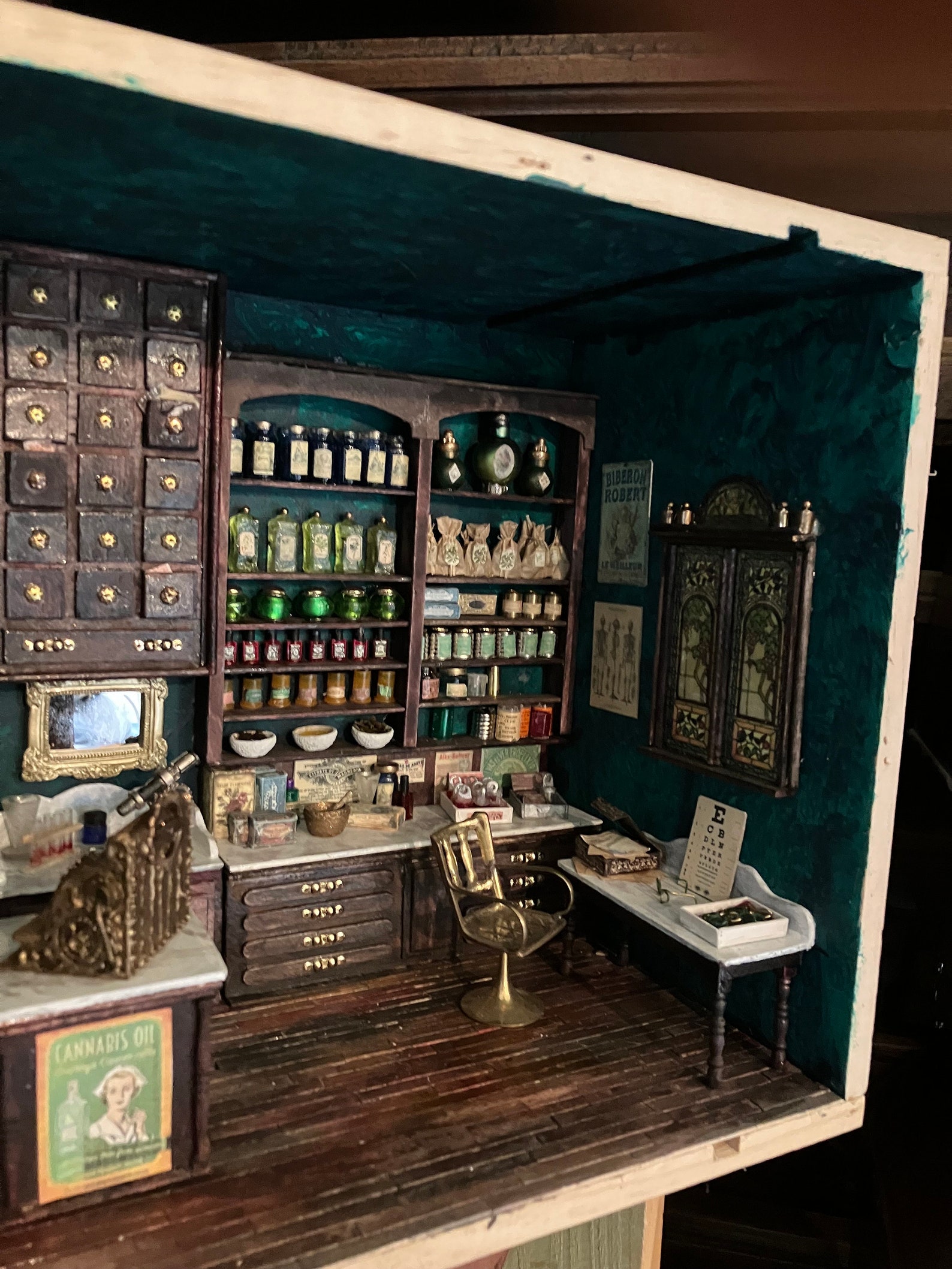 Miniature PHARMACY Display Case - Etsy UK