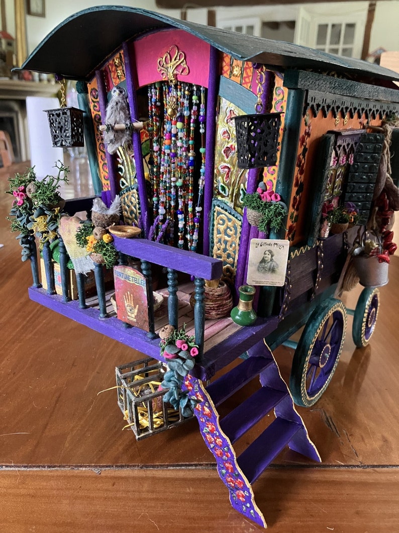 MINIATURE GYPSY CARAVAN 1/12th - Etsy Australia