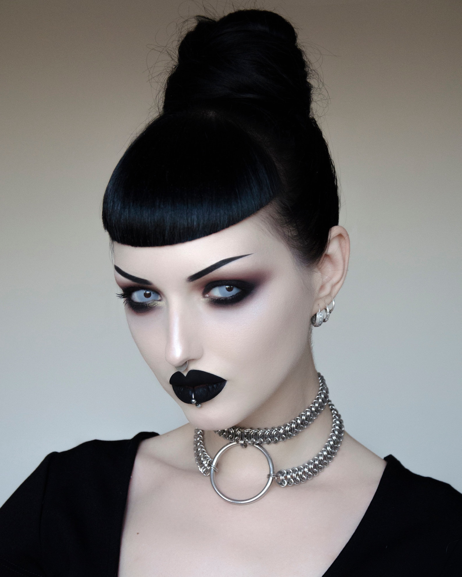 Vertebrae O'ring Choker Chainmail Choker Stainless - Etsy