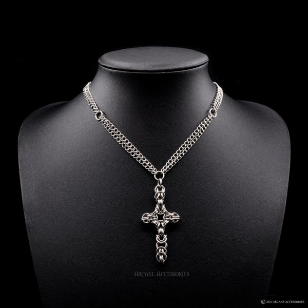 Chainmail Cross - Etsy