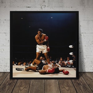 1965 MUHAMMAD ALI Vs. Sonny Liston Knockout PAINTING Cassius - Etsy Canada