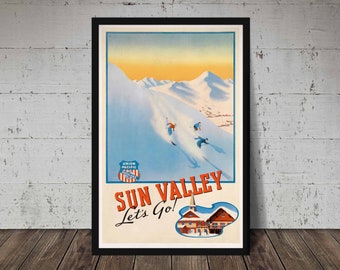 Sun Valley Poster | Etsy