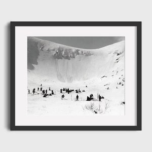 VINTAGE TUCKERMAN RAVINE Ski Photo Print Vintage Ski Art, Ski Home ...