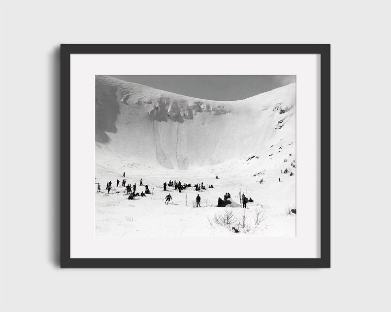 VINTAGE TUCKERMAN RAVINE Ski Photo Print Vintage Ski Art - Etsy