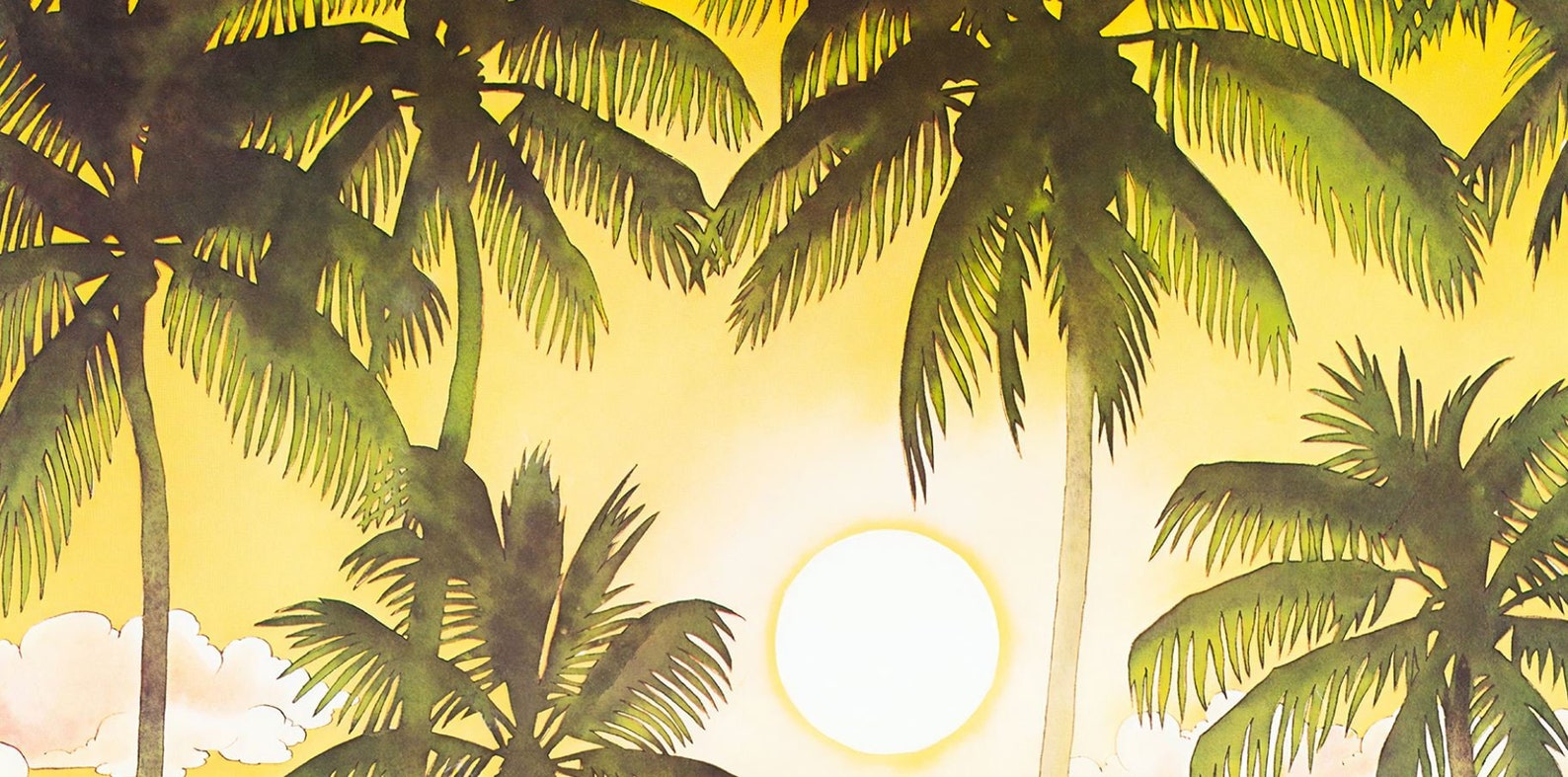 HAWAII TRAVEL POSTER Fly Hawaiian Airlines Vintage Travel - Etsy