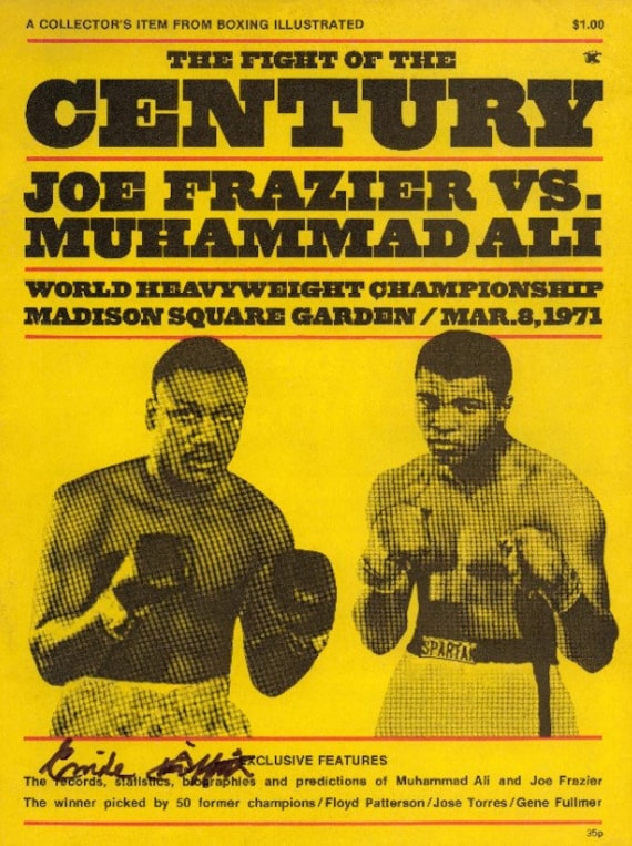 Muhammad Ali Joe Frazier Fight Of The Century