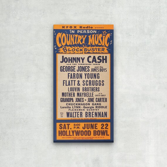 Young Johnny Cash Poster