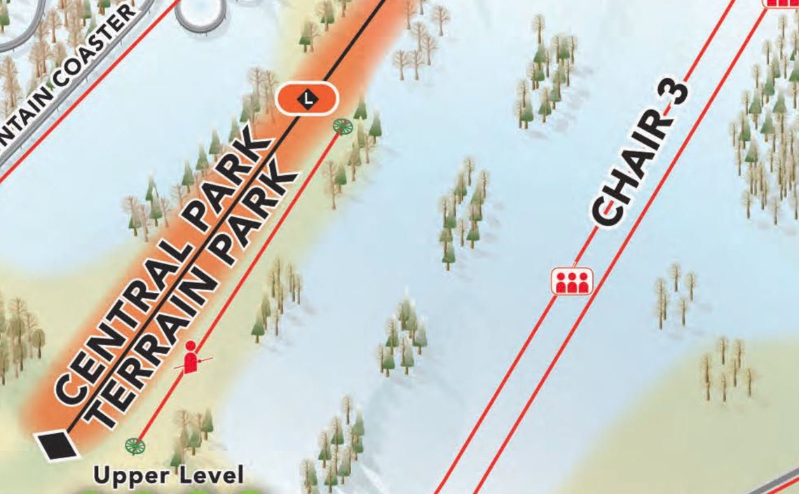 2021 WISP RESORT Ski Trail Map Ski Home Decor Ski Lodge | Etsy
