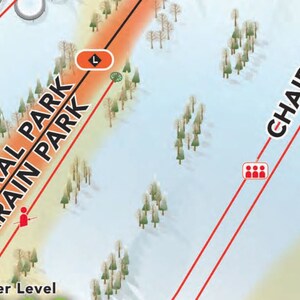 2021 WISP RESORT Ski Trail Map Ski Home Decor Ski Lodge - Etsy
