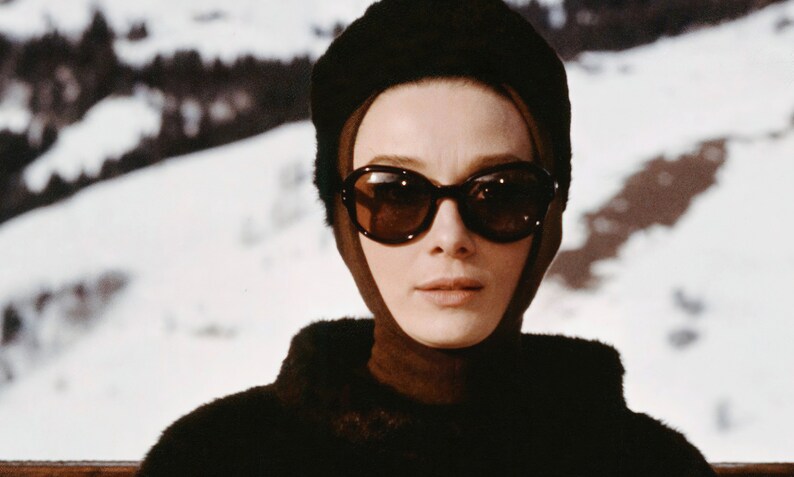 VINTAGE AUDREY HEPBURN Ski Photo Print Vintage Ski Art Ski - Etsy
