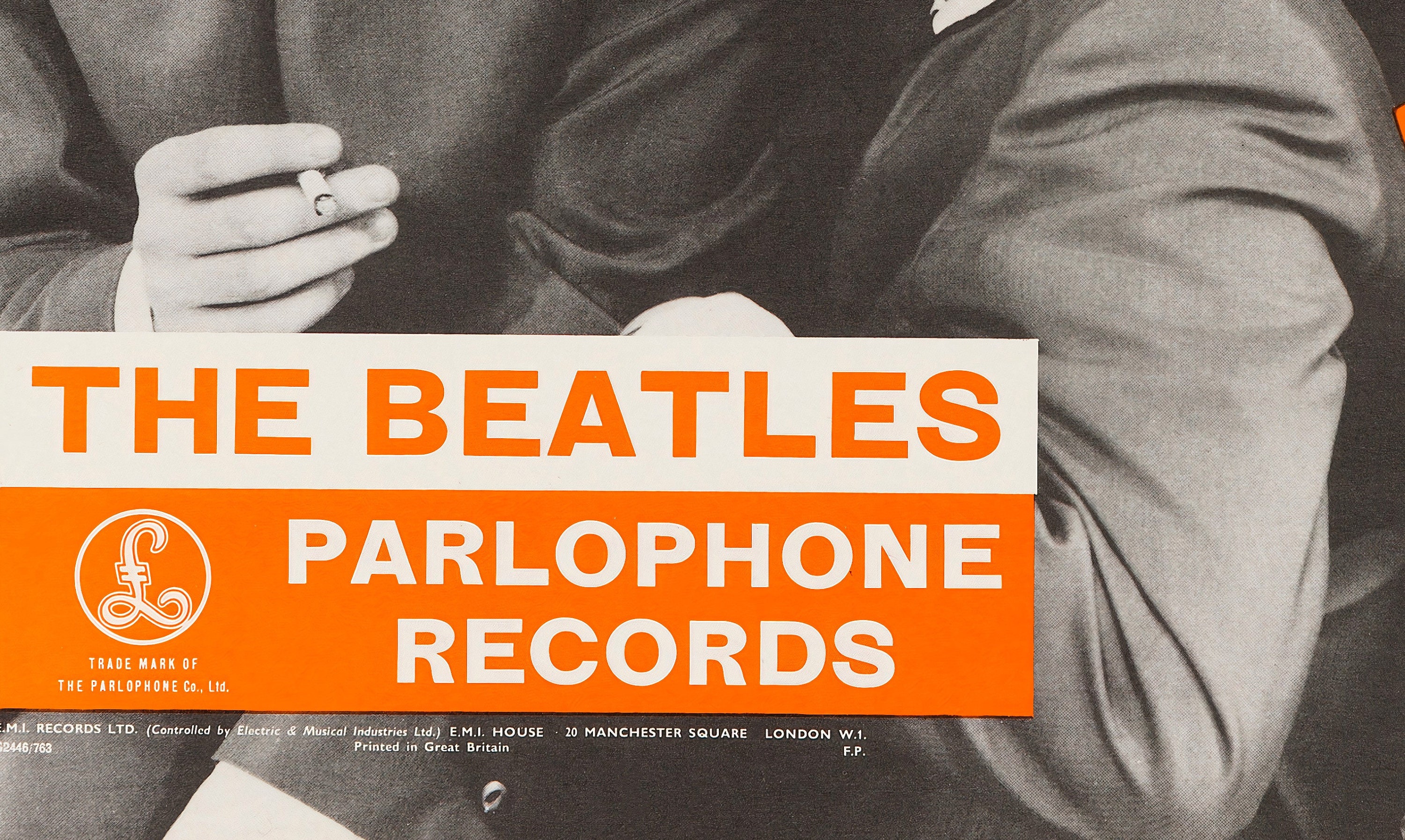1963 THE BEATLES EMI Parlophone Promo Poster Beatles Poster - Etsy UK