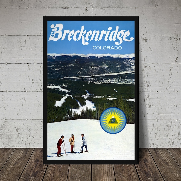 Vintage Breckenridge Poster - Etsy