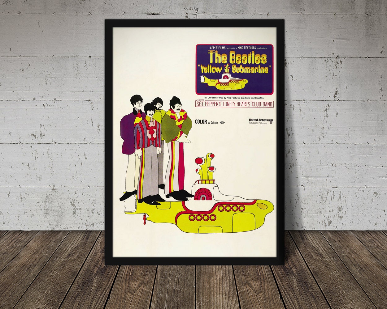 Beatles Poster Color