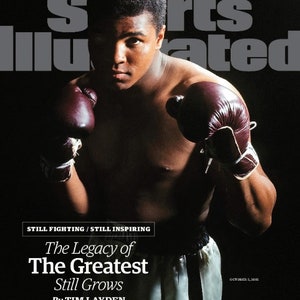 2015 MUHAMMAD ALI Sports Illustrated Magazine Cover Print Cassius Clay ...