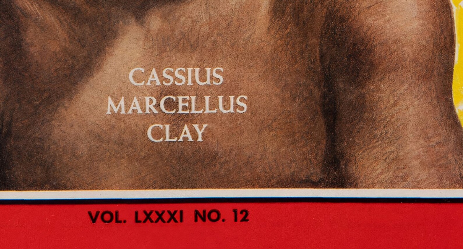 1963 MUHAMMAD ALI Time Magazine Cover Print Cassius Clay | Etsy